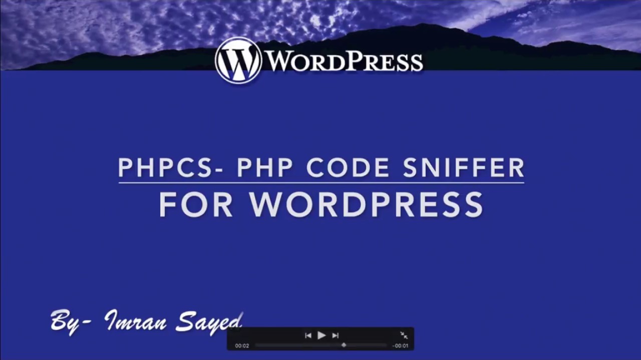 PHPCS PHP Code Sniffer Installation and Use for WordPress