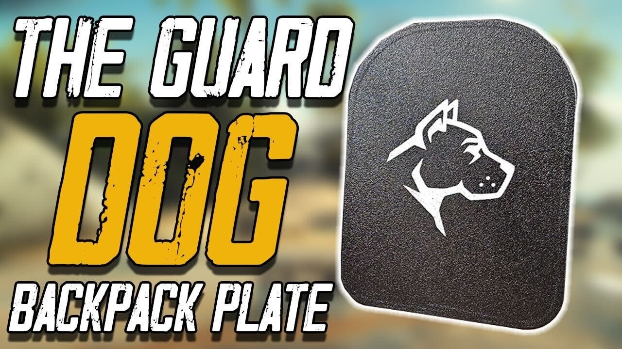 Guard Dog Body Armor 10.5"x13.5" Level 3+ Armor For Backpacks, Not Incl.