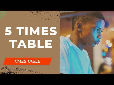 Memorize the 5 Times Table - Multiplication Facts - #timestabletrick #timestable