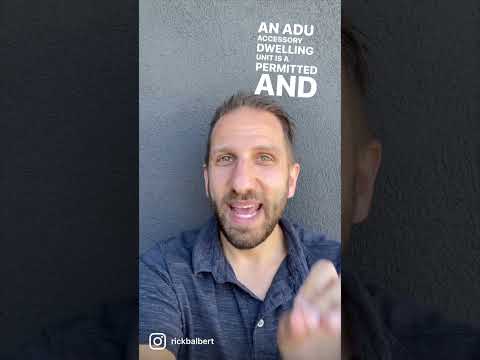 What is accessory dwelling unit? (ADU) #rickbalbert #realestate #realtor