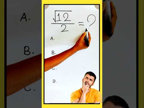 Can You Simplify This Square Root Fraction? #maths #shorts