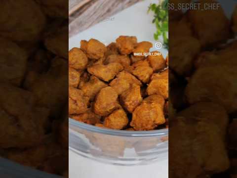 Crispy Soya Chunks In Philips Airfryer 😋🤤 | Healthy Airfryer Snack Recipe #youtubeshorts #recipe