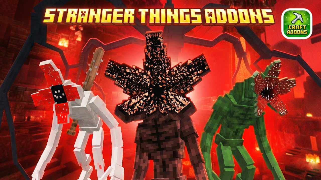 Who Is the Strongest Demogorgon? 3 Stranger Things Addons for Minecraft Bedrock!