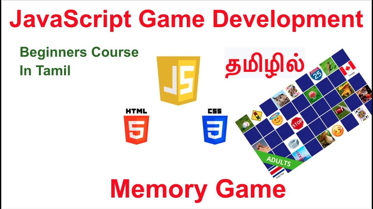 Javascript Games | Memory Game | Fullstack Development in Tamil | Learn Javascript in Tamil