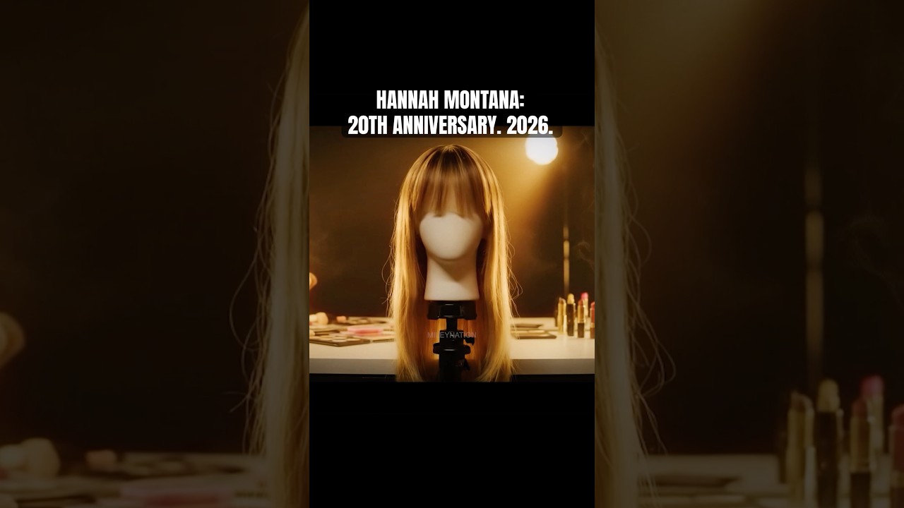 HANNAH MONTANA: 20th Anniversary Teaser (2026) | Trailer #MileyCyrus #HannahMontana #Shorts