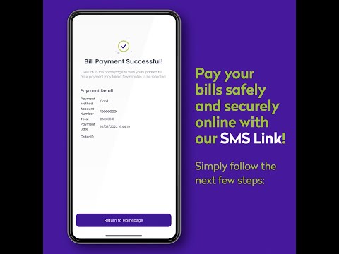 Pay Bills via the SMS Link