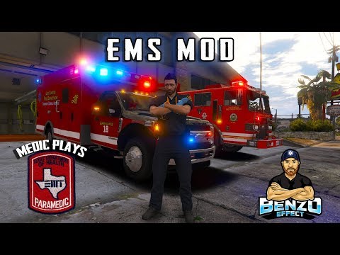 REAL LIFE PARAMEDIC plays GTA 5 EMS MOD