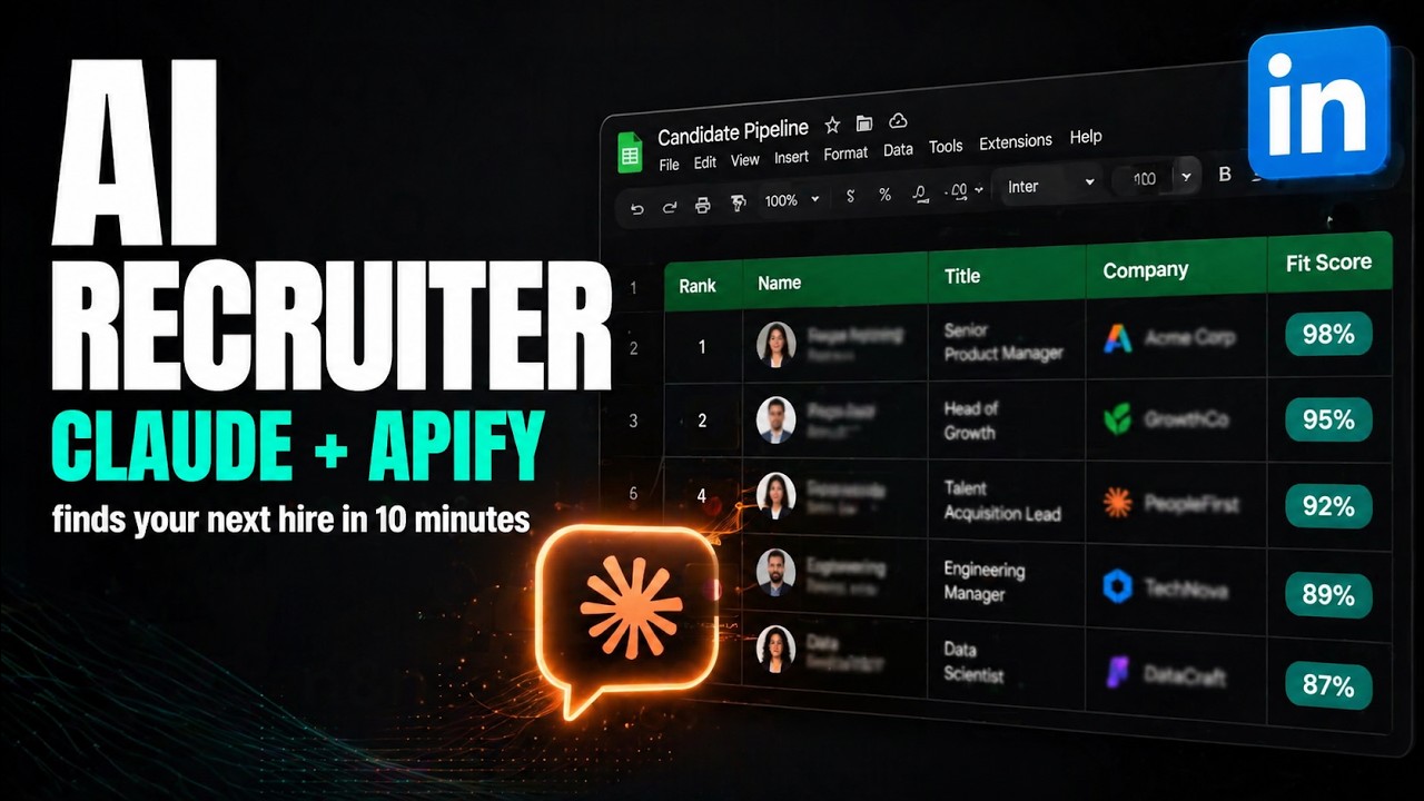I built a Claude recruiter that scrapes LinkedIn for me