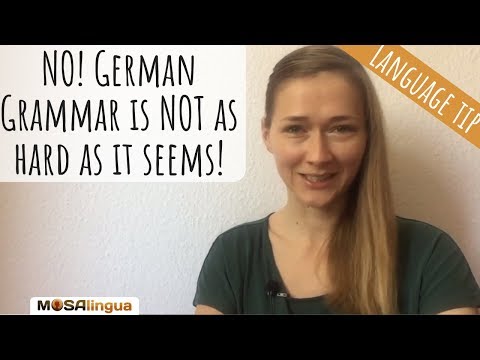 German Grammar Made Easy with the MosaLingua Grammar Guide