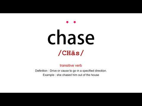 How to pronounce chase - Vocab Today