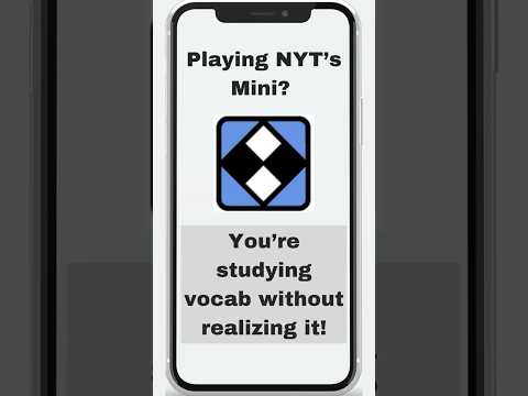 NYT The Mini Vocabulary #nytgames #wordgames #crossword #vocabularybuilding