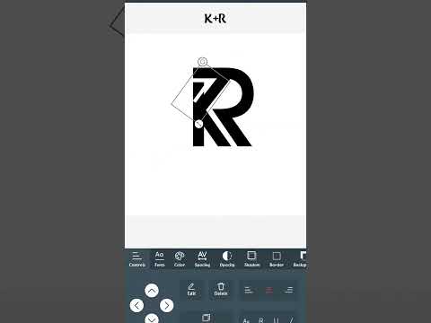 R K logo, logo maker, logo creator #logo #logomaker
