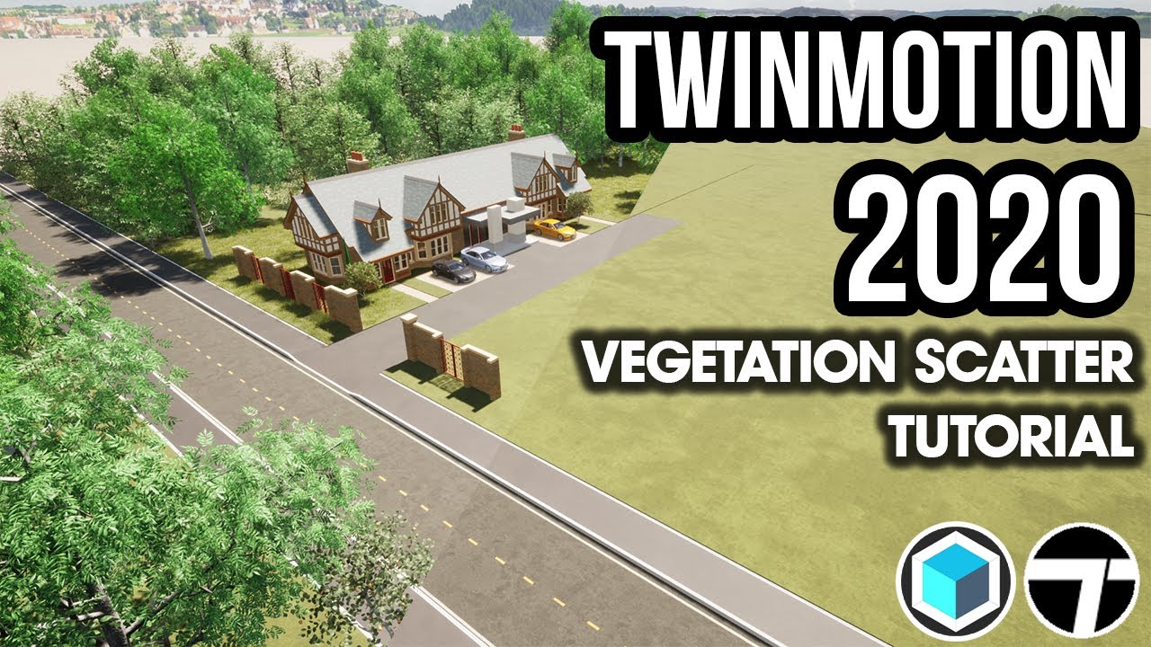 Twinmotion 2020 NEW FEATURE Tutorial - Vegetation Scatter Tool Tutorial