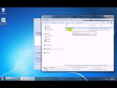 How To Use Excel Convert Files From English To Japanese and Japanese To English Software