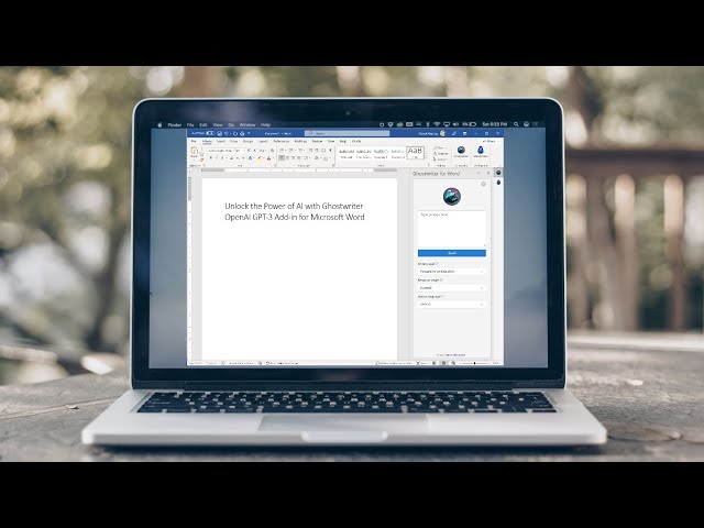 How to use ChatGPT in Microsoft Word