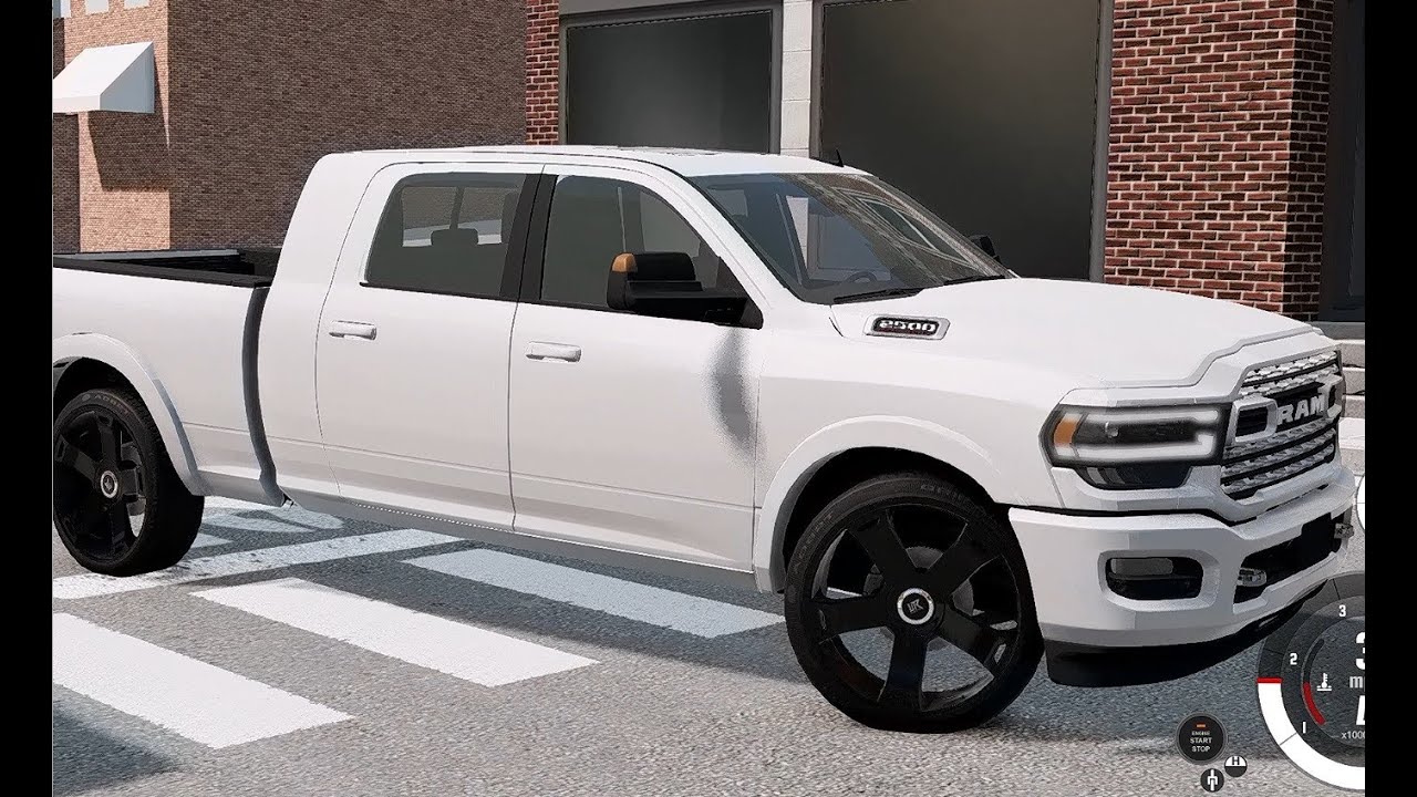 beam ng drive-dodge ram 2500-opened world driving