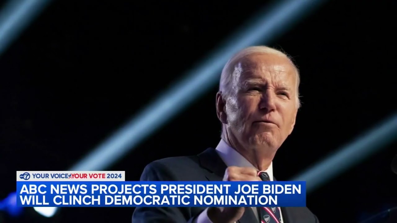 Biden clinches the 2024 Democratic nomination