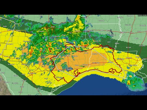 live flooding in Texas Also severe weather Radar loop