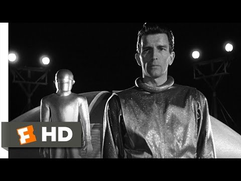 The Day the Earth Stood Still (4/5) Movie CLIP - Klaatu's Speech (1951) HD