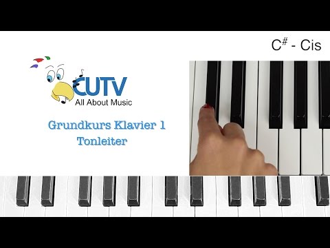 Tonleiter Grundkurs Klavier