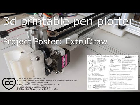 ExtruDraw Extrusion-based Plotter by pittance - Thingiverse