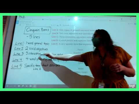 Writing Poems: Cinquain Poems