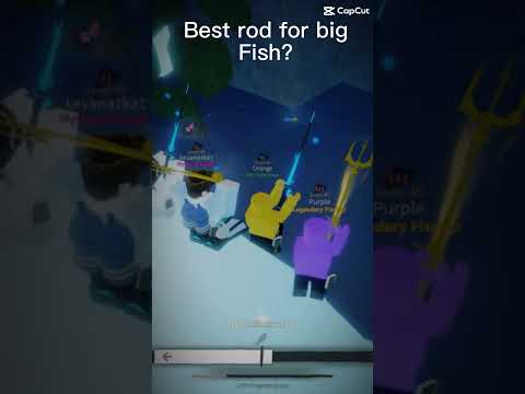 What’s the best rod for big fish in Fisch? #fisch #roblox #shorts
