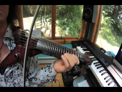 Wood Violins Electric 7-String Fretted Viper 2011 Turquoise | Reverb