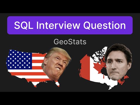 GeoStats - SQL Interview Question