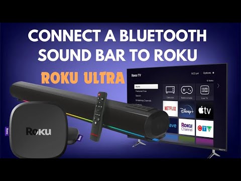 How to Connect any Wireless Sound bar to Roku (Bluetooth)