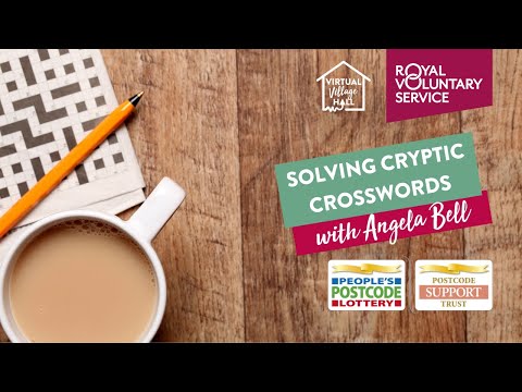 Solving Cryptic Crosswords with Angela Bell | Volunteers Week 2021