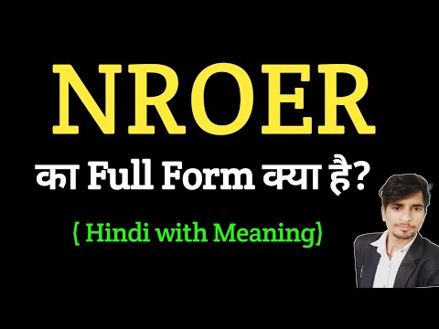 NROER ka Full Form kya hai | Full form of NROER | Gk questions all full form | important full form