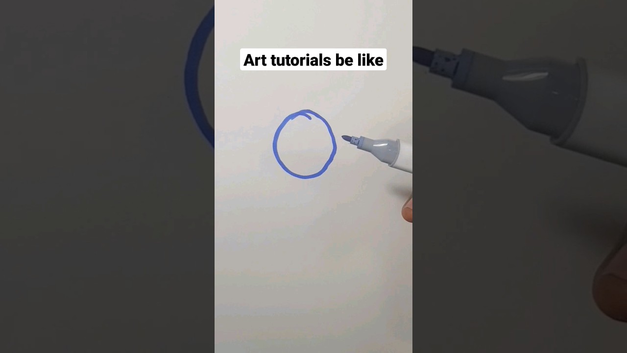 Art tutorials be like: #shorts