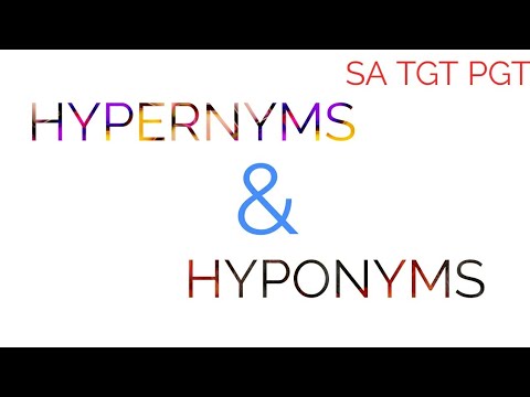 Hypernyms and Hyponyms Identification & Usage in telugu I AP DSC TET SGT TGT PGT SA