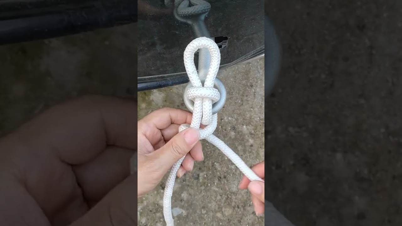 Practical trailer knot