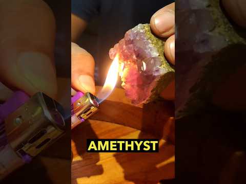 IS YOUR CRYSTAL FAKE OR REAL?😰#crystals #gemstone #amethyst #spiritual #crystal #minerals