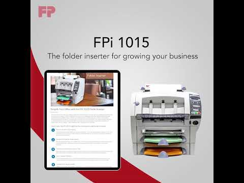 New FPi 1015 Blog Post! #folderinserter #business #officereels #mail #usps