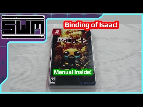 Binding of Isaac On The Nintendo Switch! Manual Included!