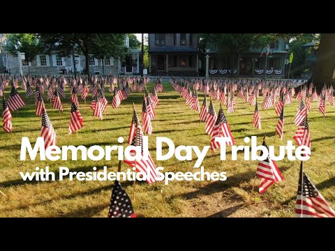 Memorial Day Tribute with Presidential Speeches. Aerial video by 717 Drone Guys.