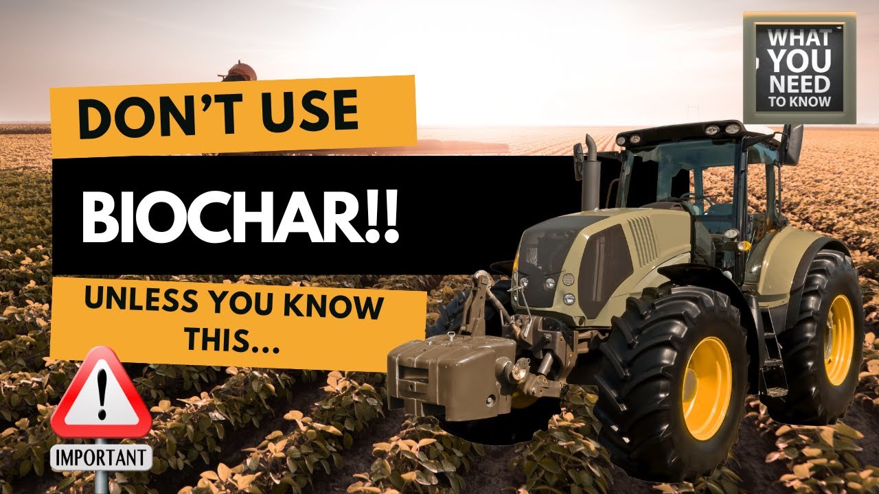 Biochar can boost your soil — or destroy it. Know the difference. #biochar #agriculture