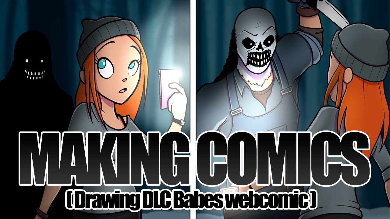 Making Comics - Drawing DLC Babes webcomic