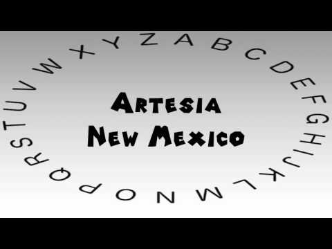 How to Say or Pronounce USA Cities โ Artesia, New Mexico