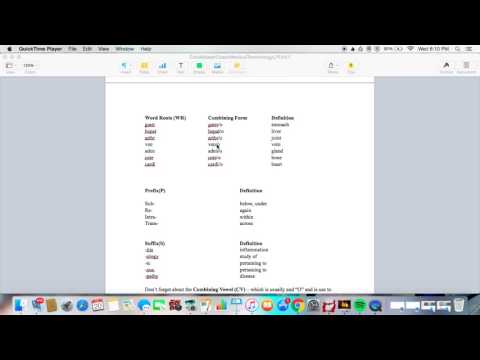 Medical Terminology Unit 1