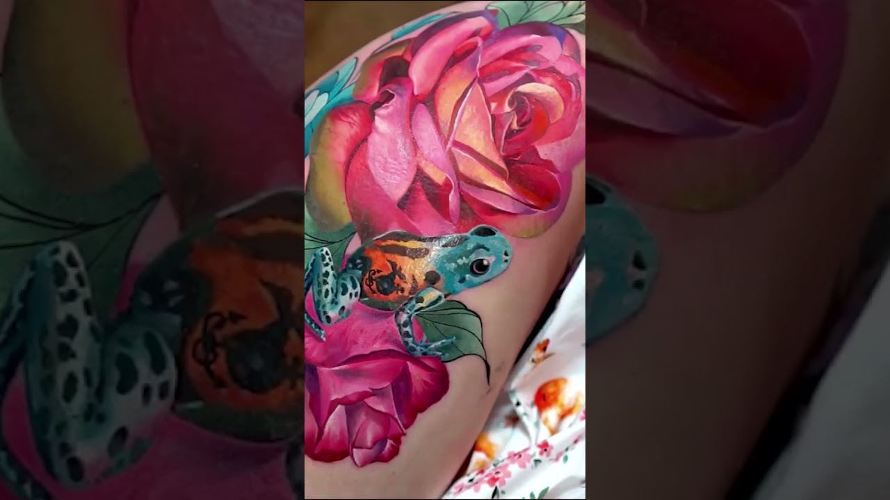 The Best Rose Tattoo By @Antonina Rostra