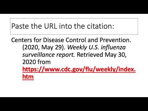 Citing a website with no human author using APA format (higher quality video)