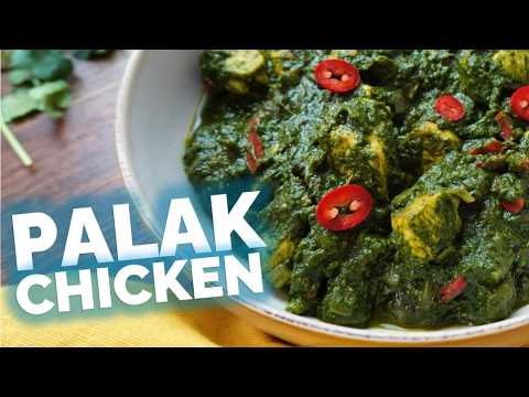 This Palak Chicken Curry Is Insanely Green (But Tastes Amazing!)