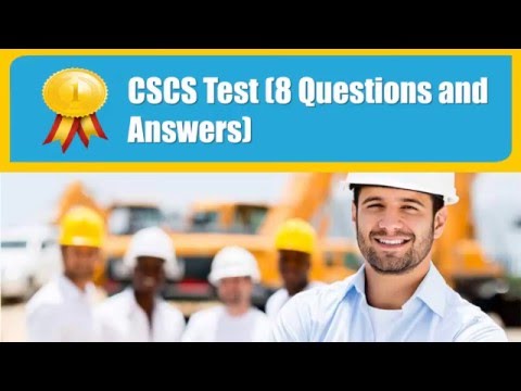 CSCS Test Questions and Answers (8 Questions)