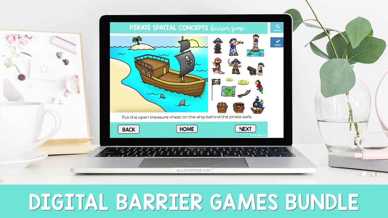 Digital Barrier Games for Speech Therapy
