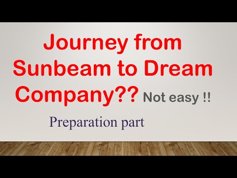 how to prepare for dream company right from start of cdac cource