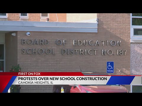 New Cahokia Heights school construction comes with protest over minority participation